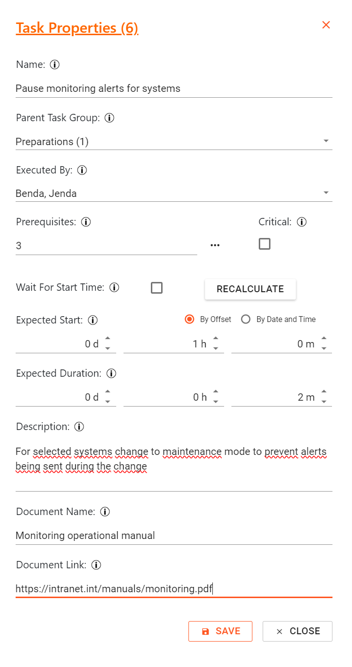 Task Properties | TaskControl